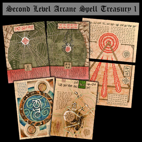 Second Level Arcane Scrolls: Spell Treasury I | skeletonkeygames