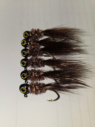 Brown Bug 3pk | Elite Crappie Jigs