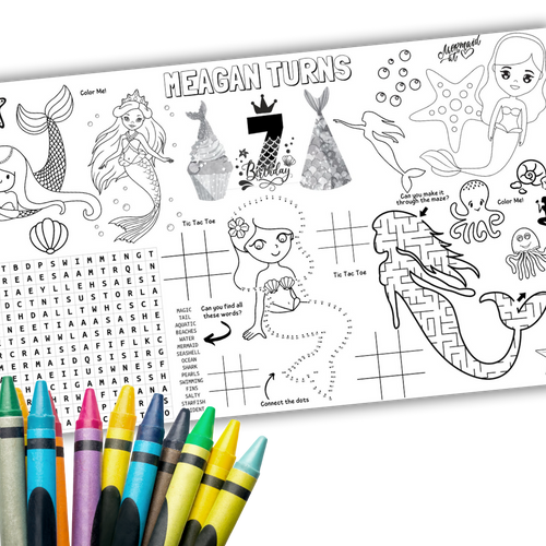 Mermaid Activity Sheet | DesignbyShar