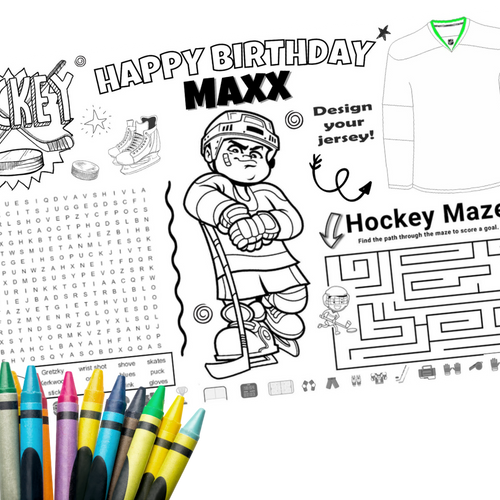 Hockey Activity Sheet | DesignbyShar