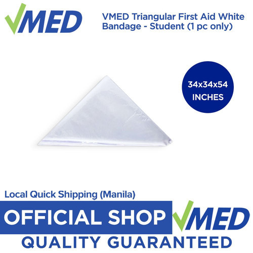 VMED Prohealthcare Triangular First-Aid Bandage (34"x34"x54") | VMed ...