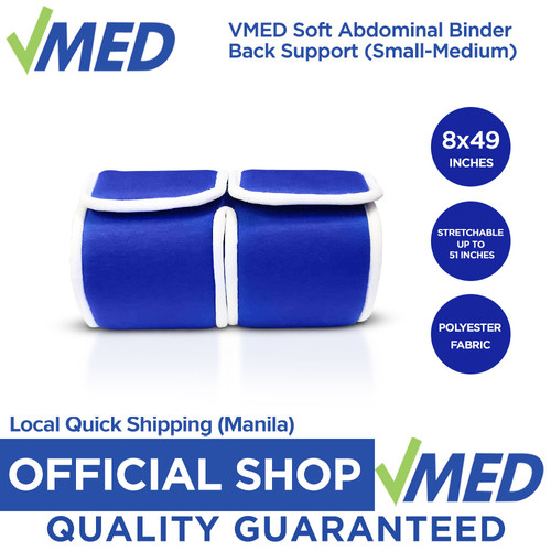 VMED Soft Polyester Abdominal Binder Back Support 8x49inches (Posture ...