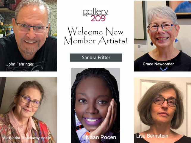 Gallery 209 Welcomes Artists Lisa Bernstein, John Fehringer, Sandra ...