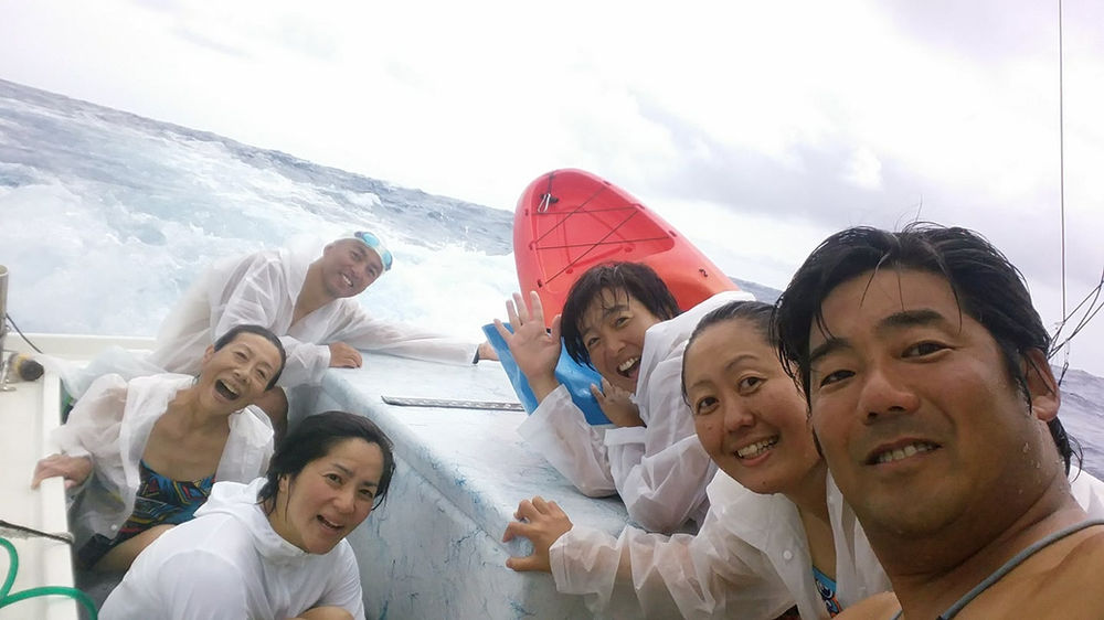 First Relay Team from Japan Across Kaiwi