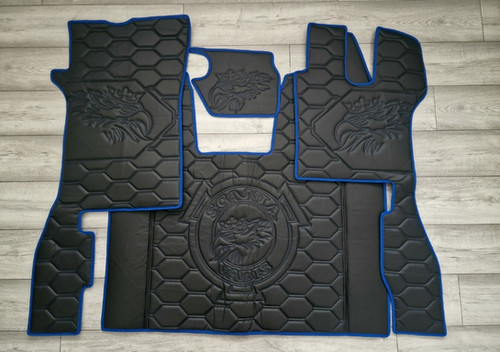 Scania R Next Gen Floor Mat set inc drawer mat. BLACK | TruckerToys Shop