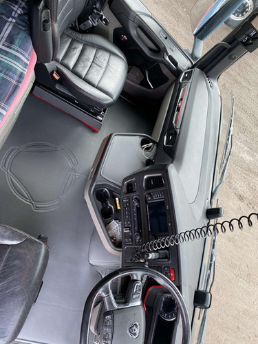 Scania S Cab Prestige Line DARK GREY Mats + LED Seat Bases ...