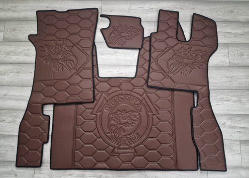 Brown Scania R Next Gen Floor Mat set inc drawer mat. BROWN ...