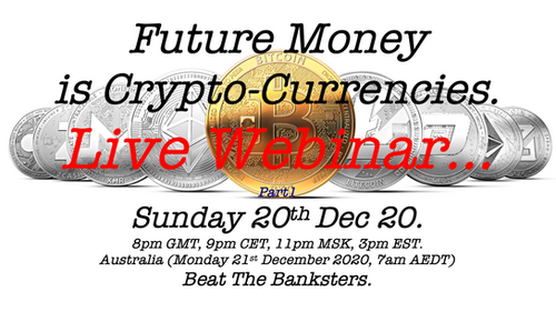 Crypto Currencies Webinar. | MKchristopher