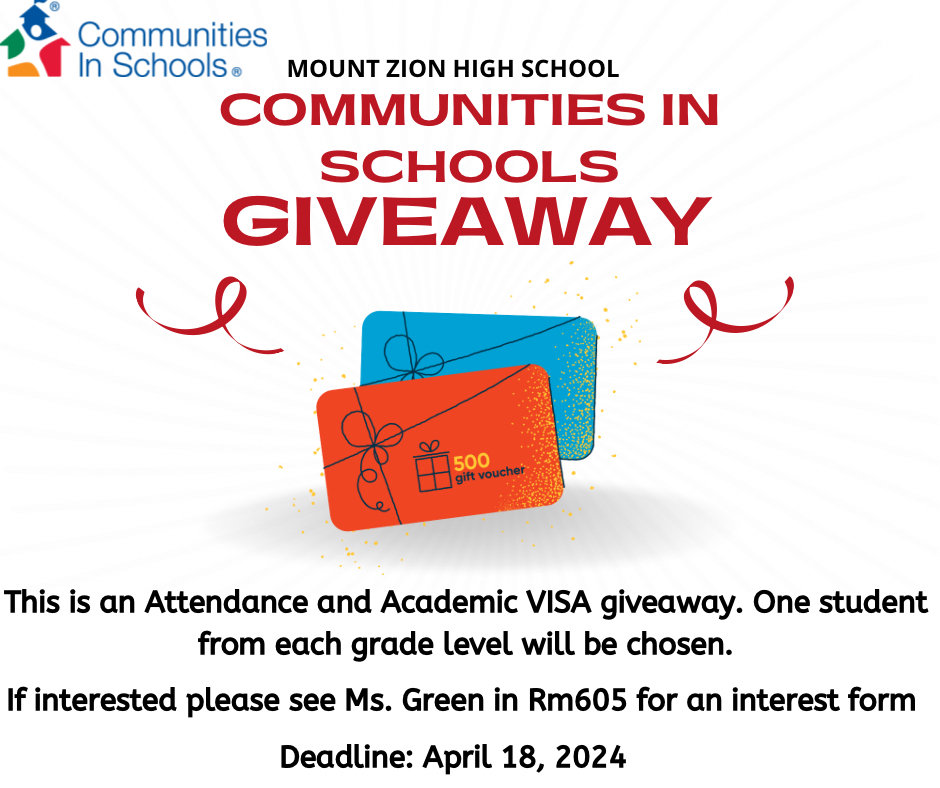 Community in Schools Giveaway
