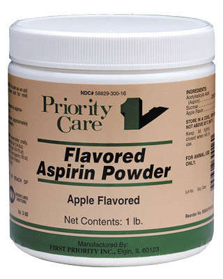 Priority Care Aspirin Powder | milestripfarm