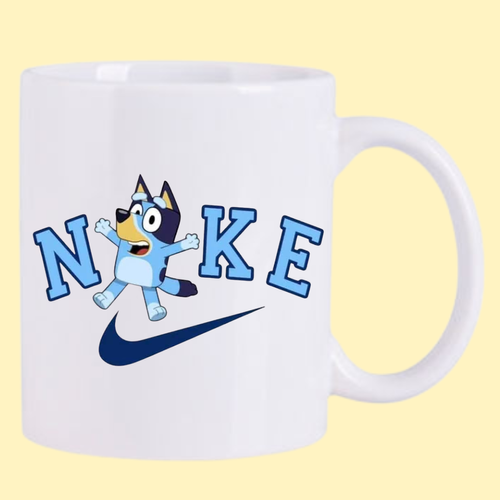 BLUEY NIKE TICK MUG | Homemade Wonders