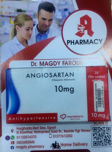 ANGIOSARTAN 10 MG 28 TAB | Pharmacy Hurghada