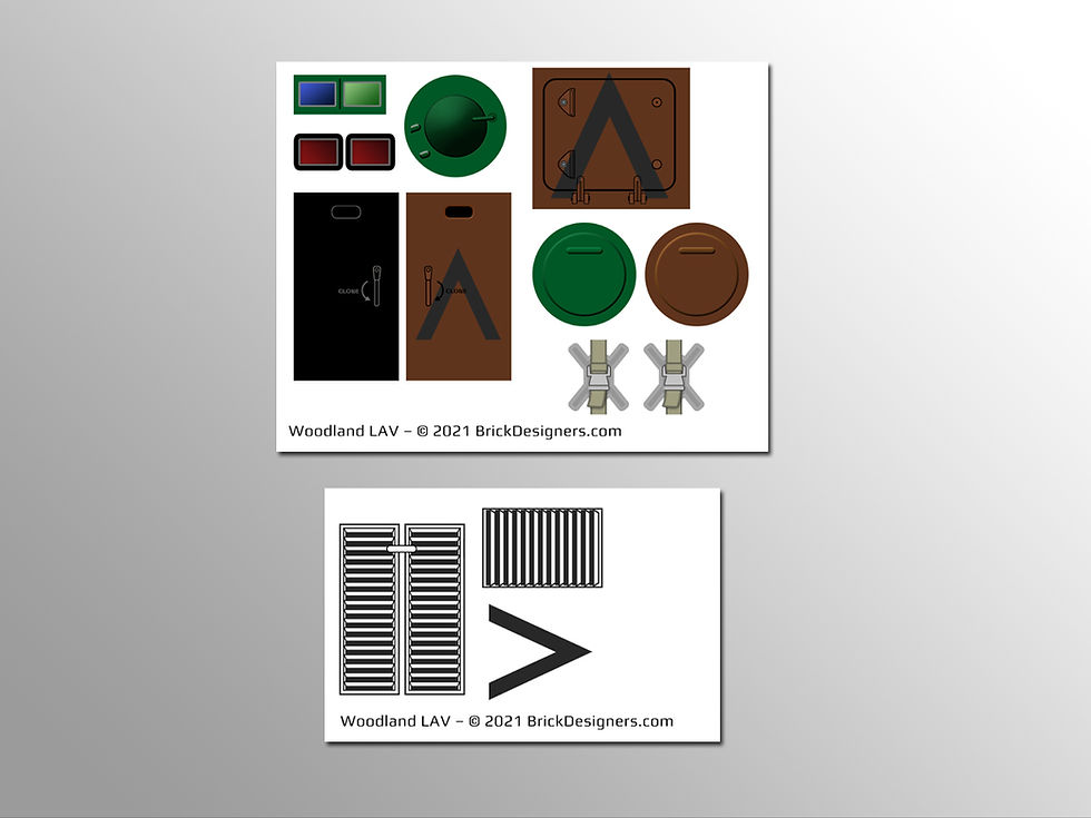 BrickVeteran - LAV Stickers | brickdesigners