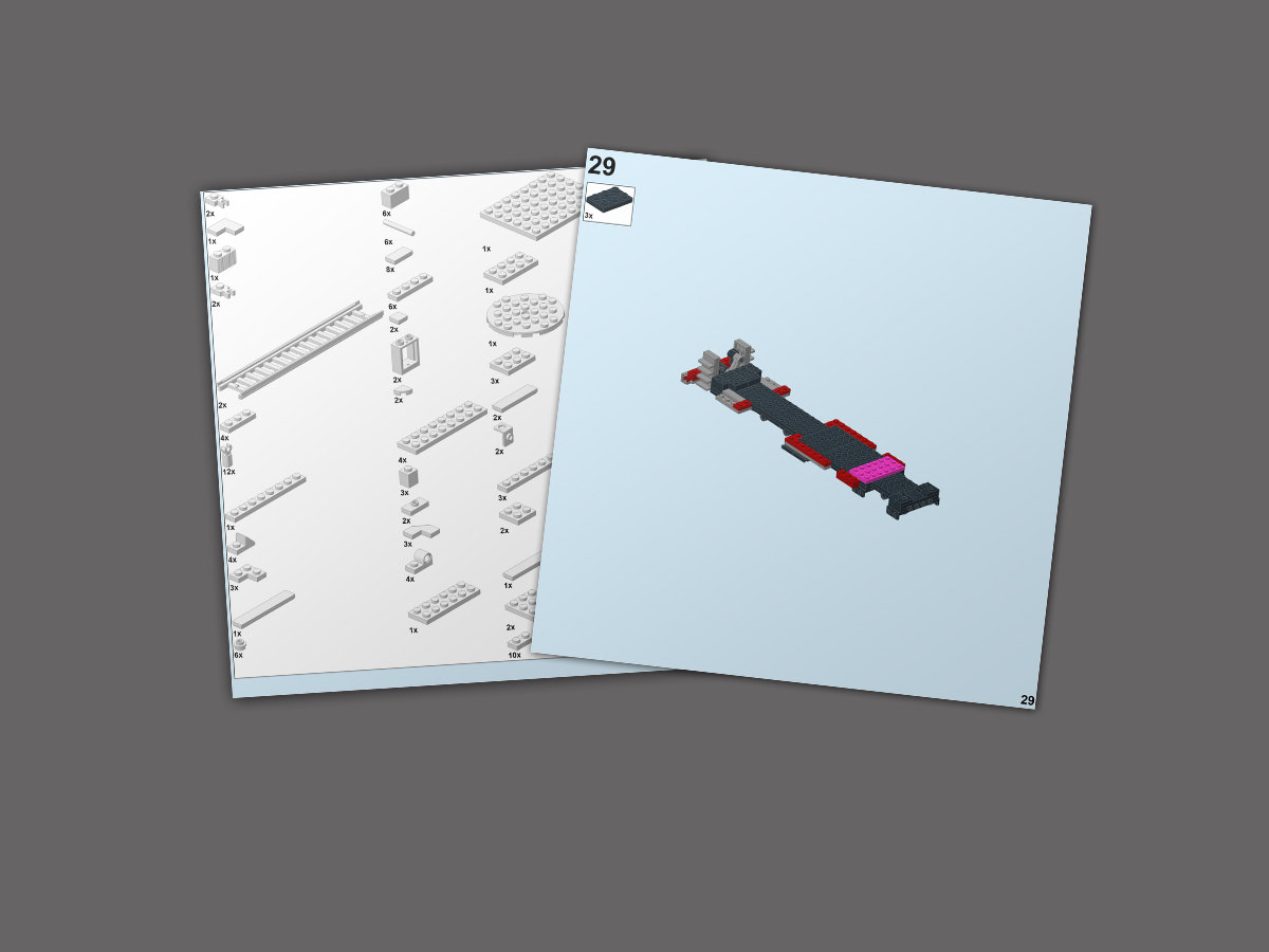 Pierce 105 Rear Mount Aerial Ladder | brickdesigners