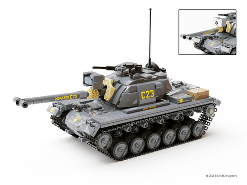 Printed Parts Pack - Main Battle Tank | brickdesigners