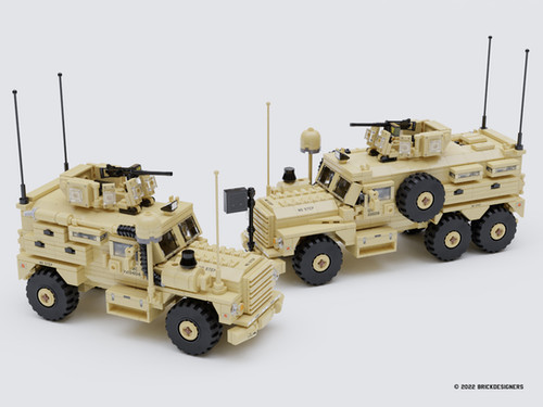 Printed Parts Pack - MRAPs | brickdesigners