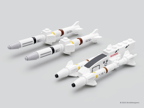 Missiles Pack - Set | brickdesigners