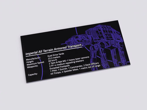 Printed Parts - UCS Style Plaques | brickdesigners