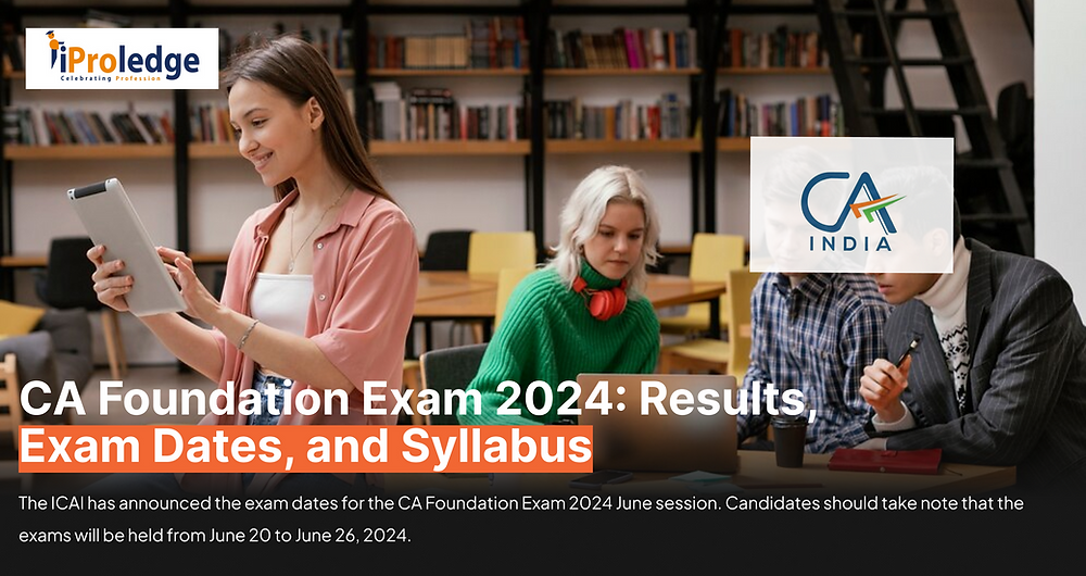 CA Foundation Exam 2024: Results, Exam Dates, and Syllabus