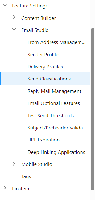 Custom Reply Mail Management Setup Using Sender Profiles in Salesforce Marketing Cloud