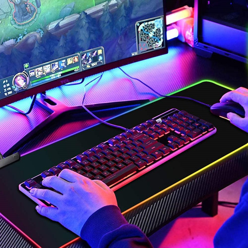 Waterproof RGB Extended Gaming Mouse Pad | Cobra Gate Games