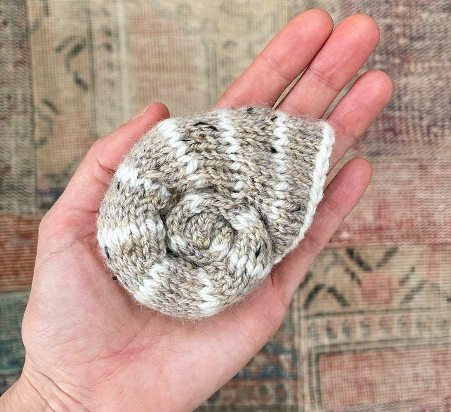 Basic seashell knitting pattern [FREE]
