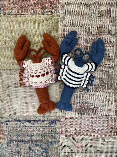 Knitted Lobster Sweater Pattern | Karla Courtney