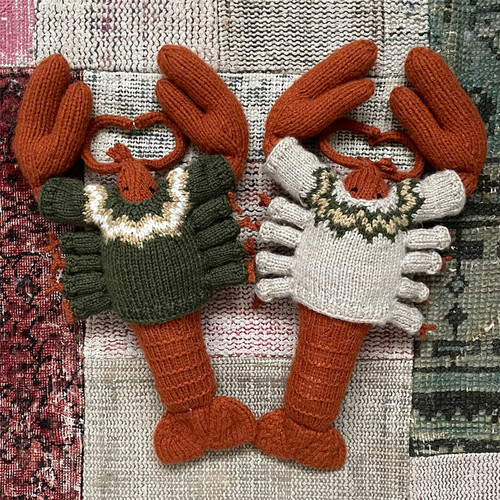 Knitted Lobster Sweater Pattern | Karla Courtney