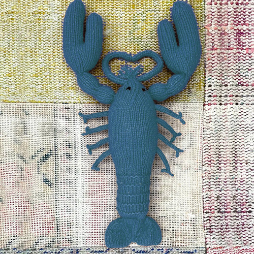 Handmade Lobster Toy – Blue | Karla Courtney