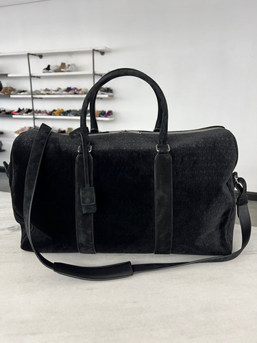 SALE YSL Saint Laurent Black Luggage Duffle Bag | consignment-boutique