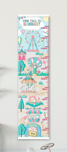 Personalised Fun at the Fair Height Chart