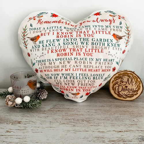 Heart - Robin, Remembering you Always | Love My Designs
