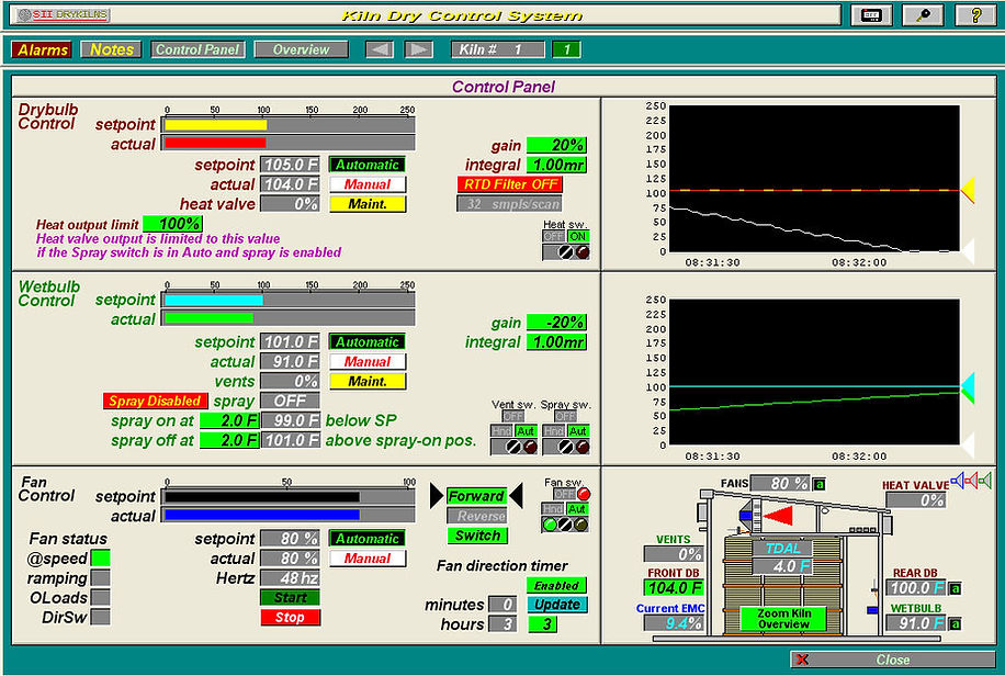SII Dry Kilns Software