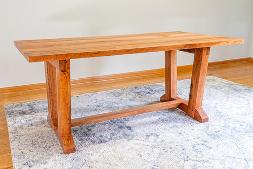 Trestle Table - Collapsible Dining Table Plans | gunflintdesigns