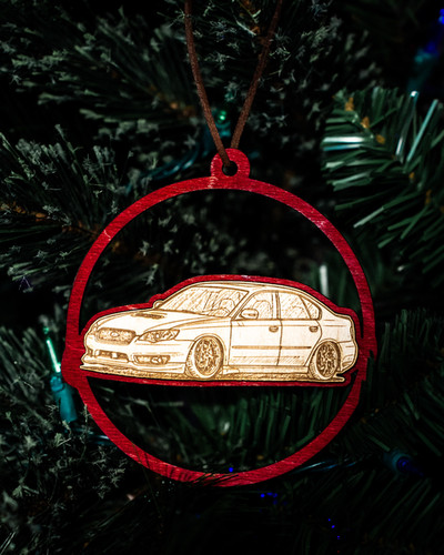 Subaru Legacy Wooden Ornament | Rodak Garage