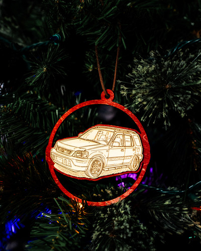 Honda CRV 1st Gen Wooden Christmas Ornament | Rodak Garage