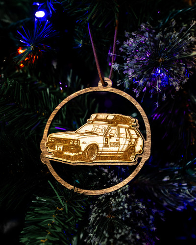 Toyota TE72 Corolla Wagon (Kelvin's) Wooden Ornament | Rodak Garage