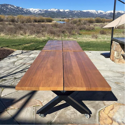 Solid Teak Outdoor Dining Tables | Where Wood Meets Steel