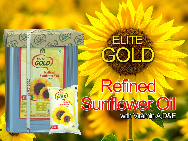 Elite Gold Refined Sunflower Oil - Enof - 2023