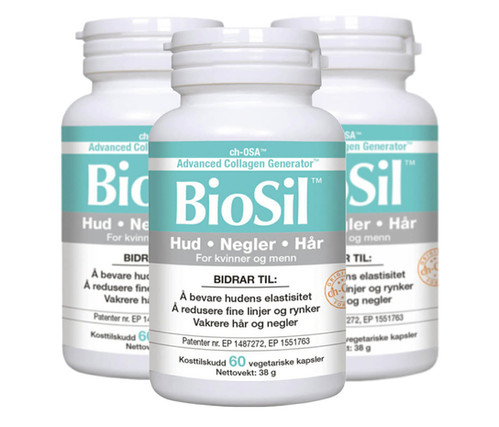BioSil – Advanced Collagen Generator, 3 x 60 kapsler | Hudagenten