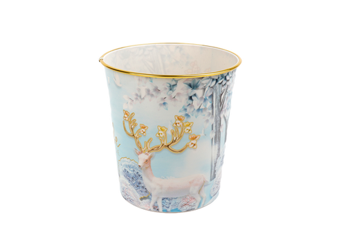 Zafacon Plastico con Borde de Metal | Mega Depot