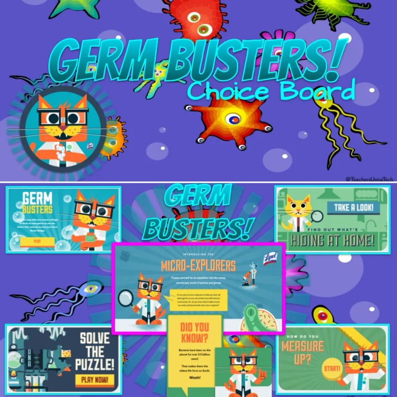 Germ Busters Choice Board