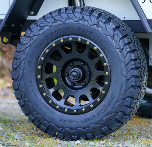 Spare Method Wheel and BFG Tire | Sno Trailers