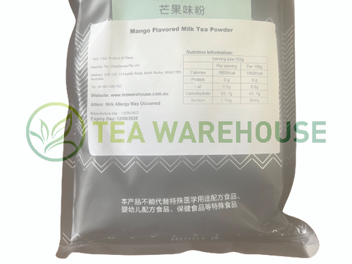Mango Flavored Milk Tea Powder 1Kg | Tea Warehouse