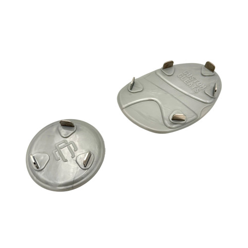 Grey Cleat - Metal | Custom Cleats