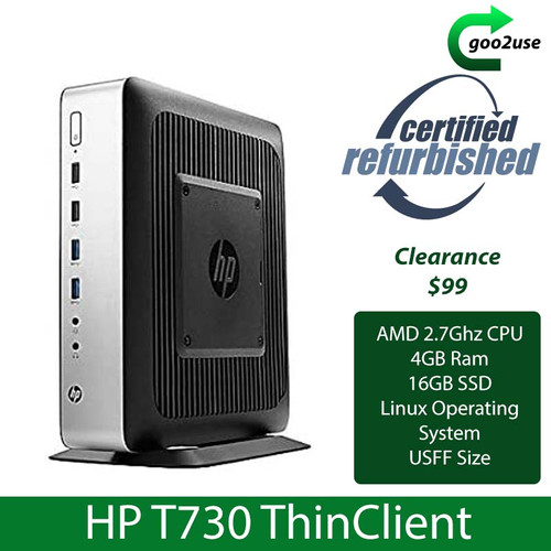 HP Thin Client t730 ThinPro AMD RX-427BB 2.7GHz | goo2use