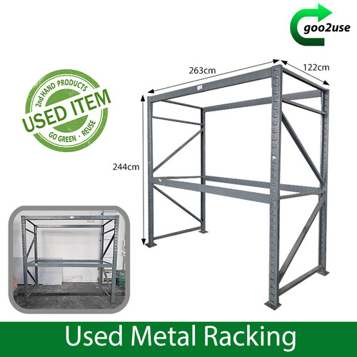 Heavy Duty 2 Tier Rack Metal Racking | goo2use