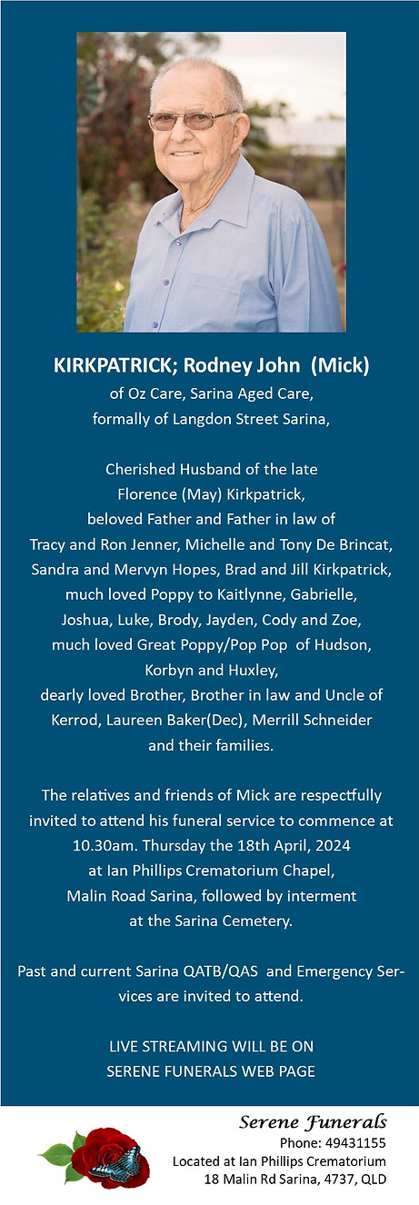 MackayFuneralNotices.com.au