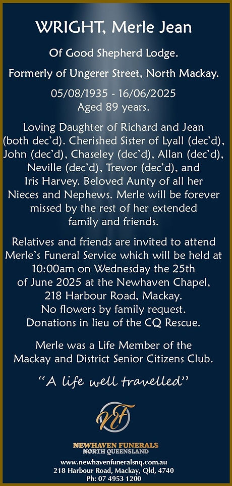 MackayFuneralNotices.com.au