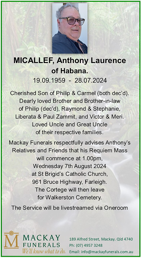 MackayFuneralNotices.com.au